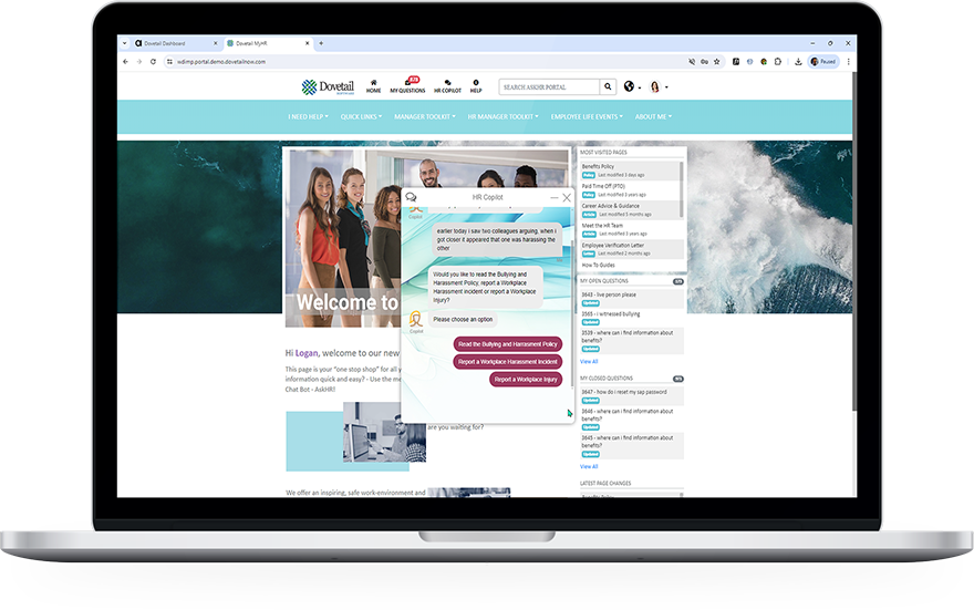 Dovetail HR Copilot With GenAI Revolutionizes HR Service Delivery Experience